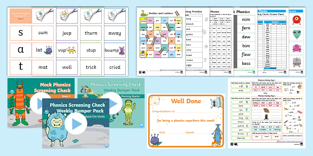 Phonics Screening Survival - Phonics Lesson Plans - Twinkl