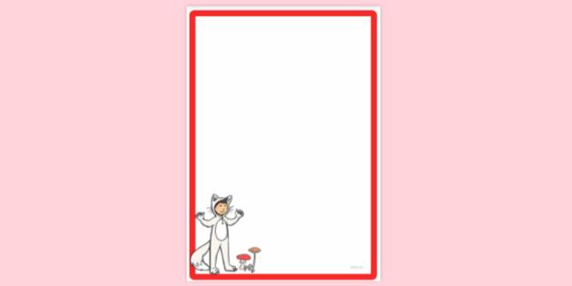 FREE! - Wild Things Page Border | Page Borders | Twinkl Resources