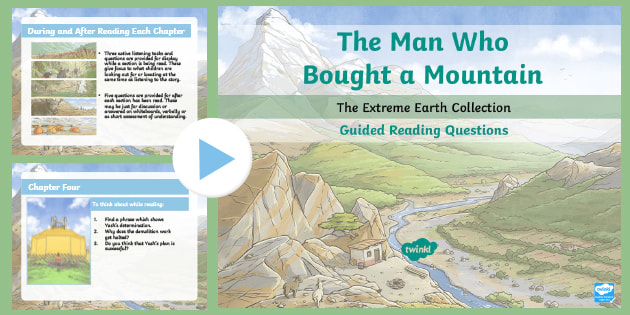 The Man Who Bought a Mountain Guided Reading Questions PowerPoint