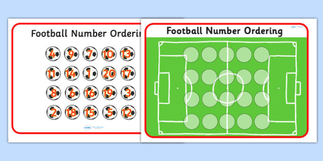 Footballs Number Ordering