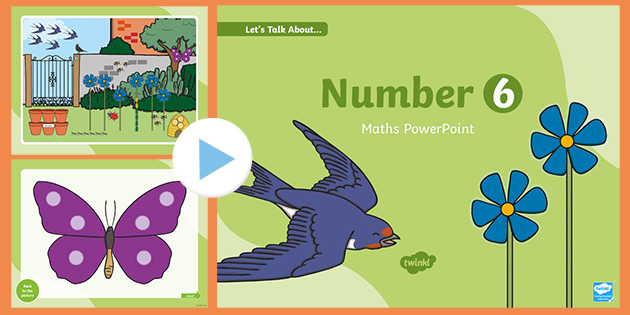 Talk About Number 6 Maths PowerPoint (teacher made)