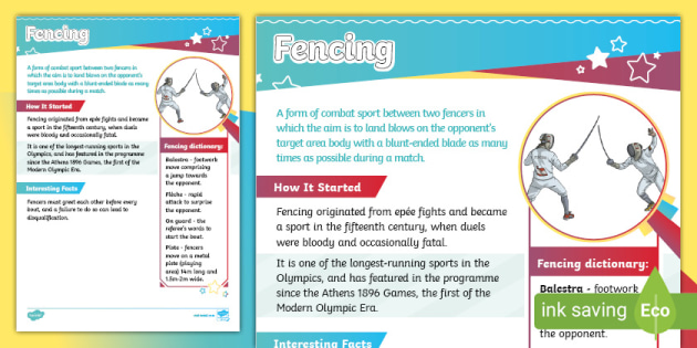 Fencing Fact Sheet