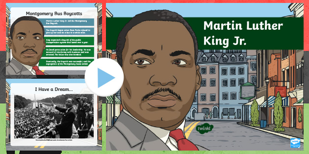 PowerPoint on the Life Story of Martin Luther King Jr. - KS2