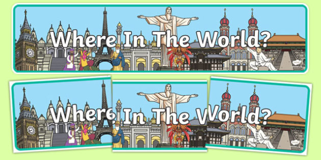 Around the World Banners | twinkl.co.uk