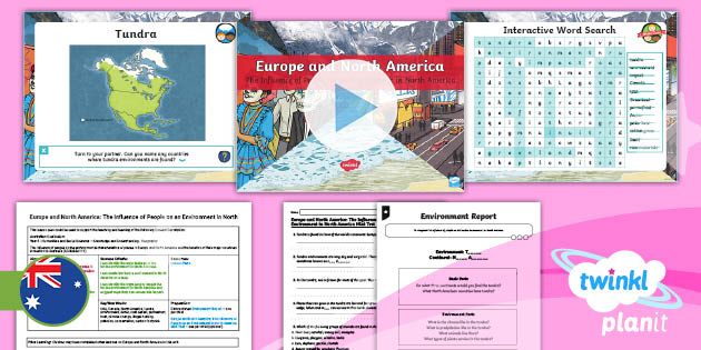 Year 5 HASS Geography Europe and North America Lesson 8