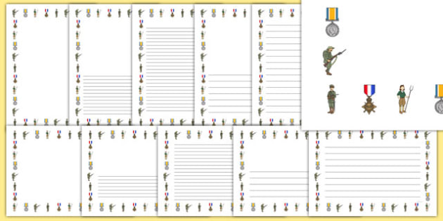 Armed Forces Day Page Border Pack