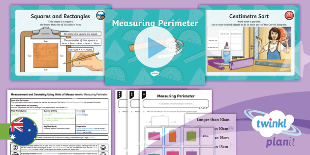 Year 5 Using Units of Measurement: Measuring the Perimeter of 2D Shapes ...