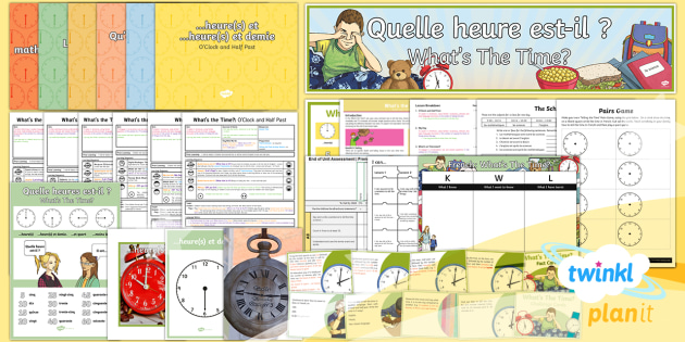 Tell The Time In French | What’s The Time? | KS2 French Unit