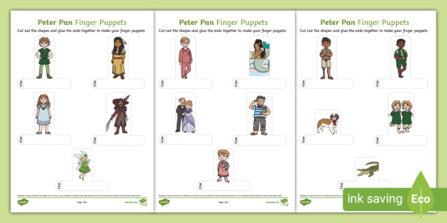 Cut-Out Finger Puppets | twinkl.com.au