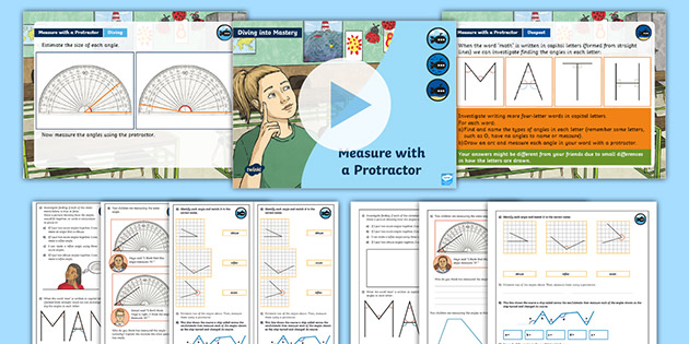 👉 White Rose Maths Compatible Year 6 Measuring with Protractor