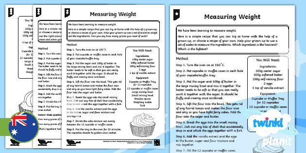 Year 3 Measure and Record Home Learning Tasks (teacher made)