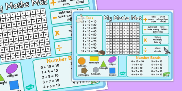 Animal Themed Maths Mat (teacher made)