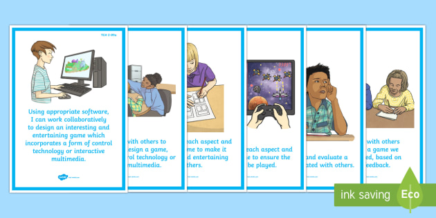 Game Design Statements Display Poster (teacher made)