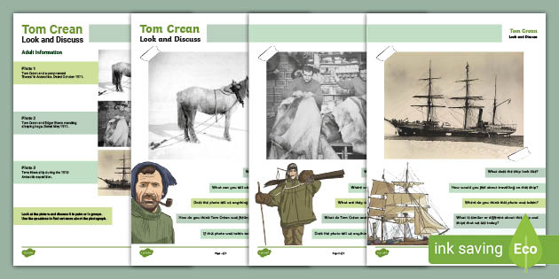 Tom Crean Look and Discuss (teacher made)