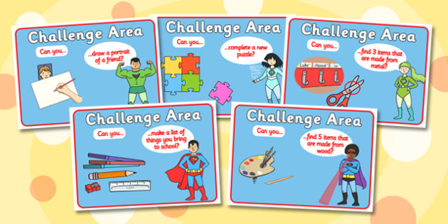 Challenge Area Pack General Challenges - Challenge, gifted and talented ...