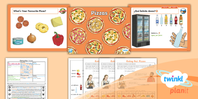 👉 PlanIt Year 5 Spanish Lesson: Pizzas (teacher made)