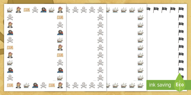 Australian Pirates Page Border Pack (teacher made)