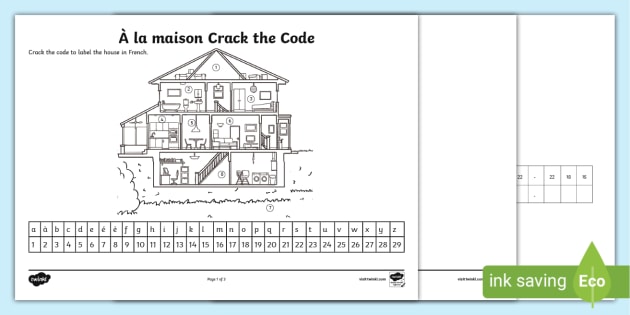 Crack The Code French Activity KS2 Twinkl crack-the-code-french-activity-ks2-twinkl