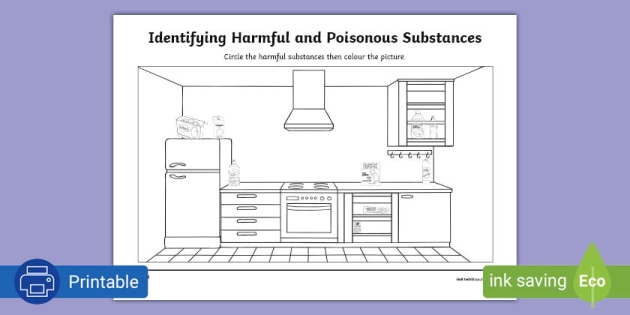Harmful Substances Worksheet | Foundation Phase South Africa