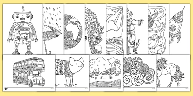 More Mindfulness Colouring Bumper Pack (teacher made)