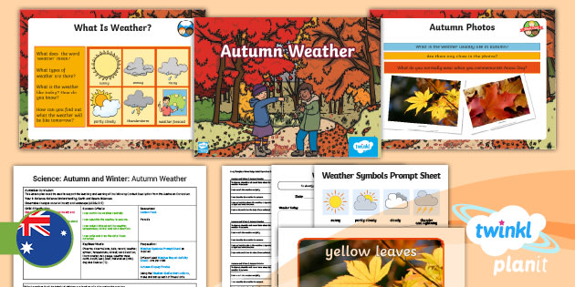 Year 1 Science Autumn and Winter Lesson 2 Autumn Weather