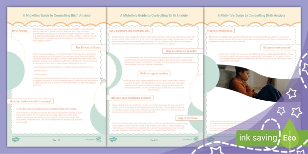 Midwife Information Guides | twinkl.com.au