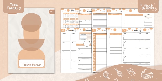 * NEW * Australian Teacher Planner | 2023 | Neutral