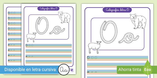 Hojas De Trabajo Para Aprender A Escribir En Cursiva