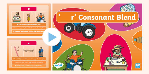 '_r' Consonant Blend PowerPoint