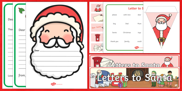'Dear Santa' | Letter to Santa Activity Pack