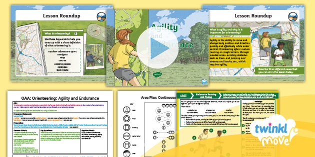 Simple Orienteering Activities - PE Orienteering Lesson Plan