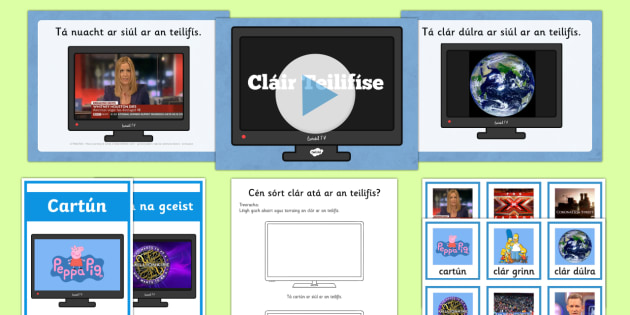An Teilifís Resources | Acmhainní Gaeilge | Twinkl