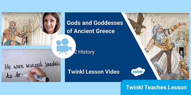 FREE! - KS2 History: Gods and Goddesses of Ancient Greece Video