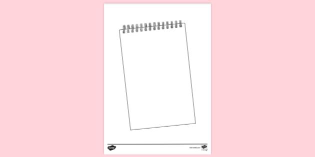 FREE! - Notepad Paper Colouring Sheets | Colouring Pages