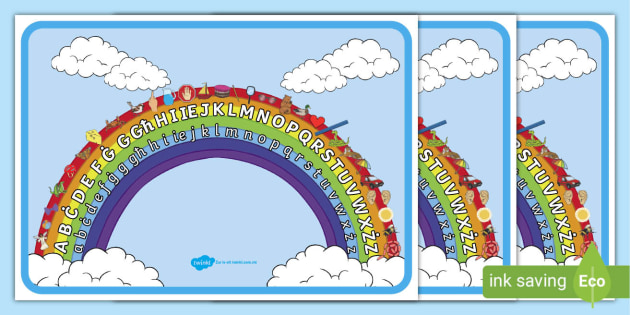 Kartelluni: Arka ta' Qawsalla bl-Alfabett (teacher made)