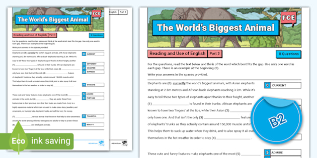 B2 English Exams | twinkl.co.uk