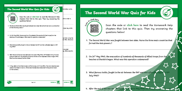 WW2 Quiz | KS2 | Created by teachers | Twinkl (teacher made)