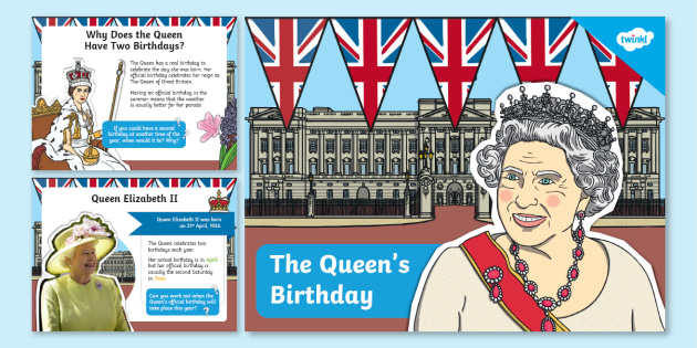 KS1 The Queen's Birthday Information PowerPoint