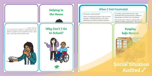 Coronavirus Pandemic Social Situations (teacher made)