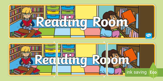 Reading Room Display Banner- reading room, reading, display banner ...