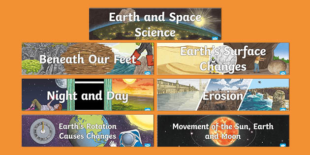 Earth and Space Science 3-4 Google Classroom Banners