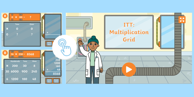 Interactive Teaching Tools: Multiplication Grid