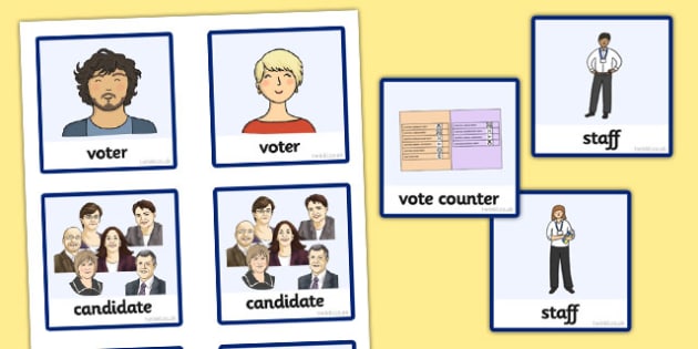 Scottish Elections 2016 Polling Station Role Play Badges