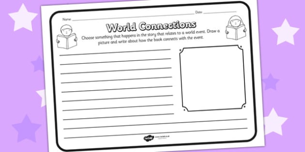 World Connections Comprehension Worksheet - world connections ...
