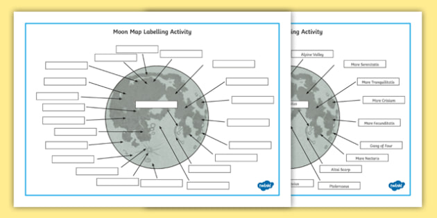 Blank Moon Map (teacher made)