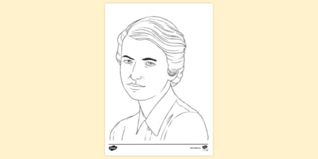 FREE! - Rosalind Franklin Colouring | Colouring Sheet