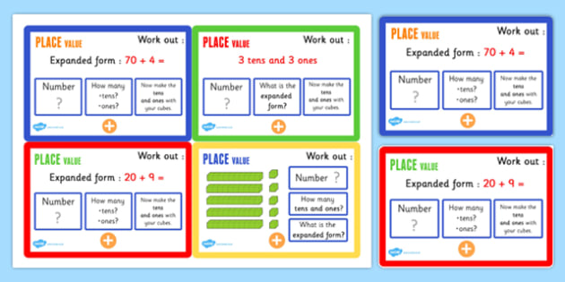 Math Place Value Challenge Cards (teacher made)