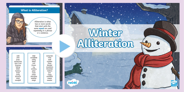 Winter Alliteration