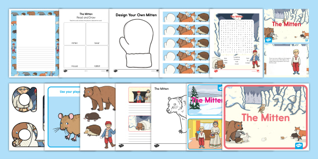 The Mitten Activity Pack to Support Teaching on The Mitten
