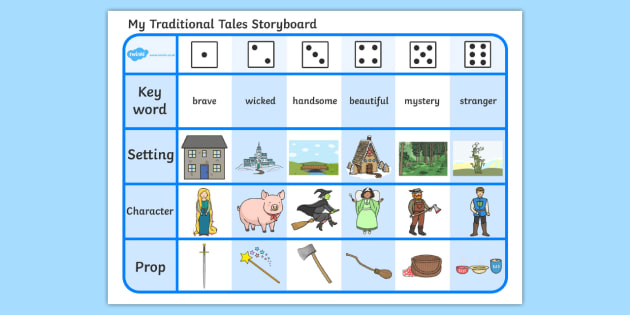 Traditional Tales Storyboard Worksheet / Worksheet, worksheet